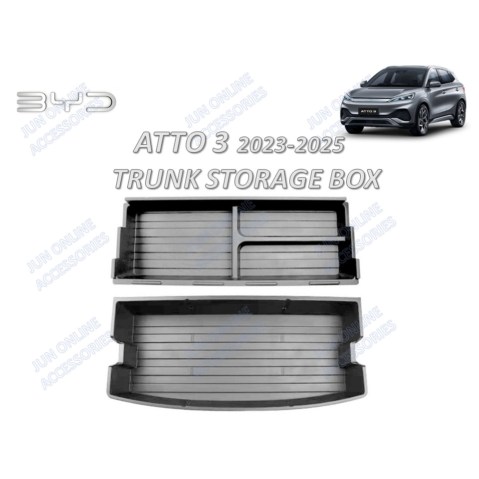 BYD ATTO 3 TRUNK STORAGE BOX TRUNK COVER Trunk Organizers | Shopee Malaysia
