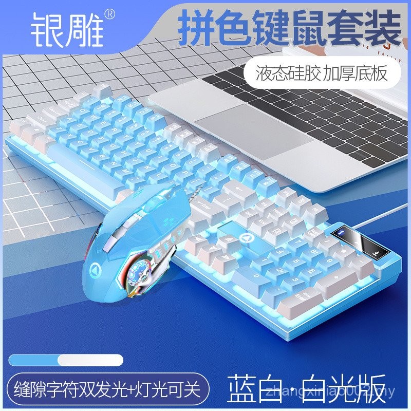 Sg Silver Eagle K500 Mechanical Feel Keyboard Wired Computer Gaming ...