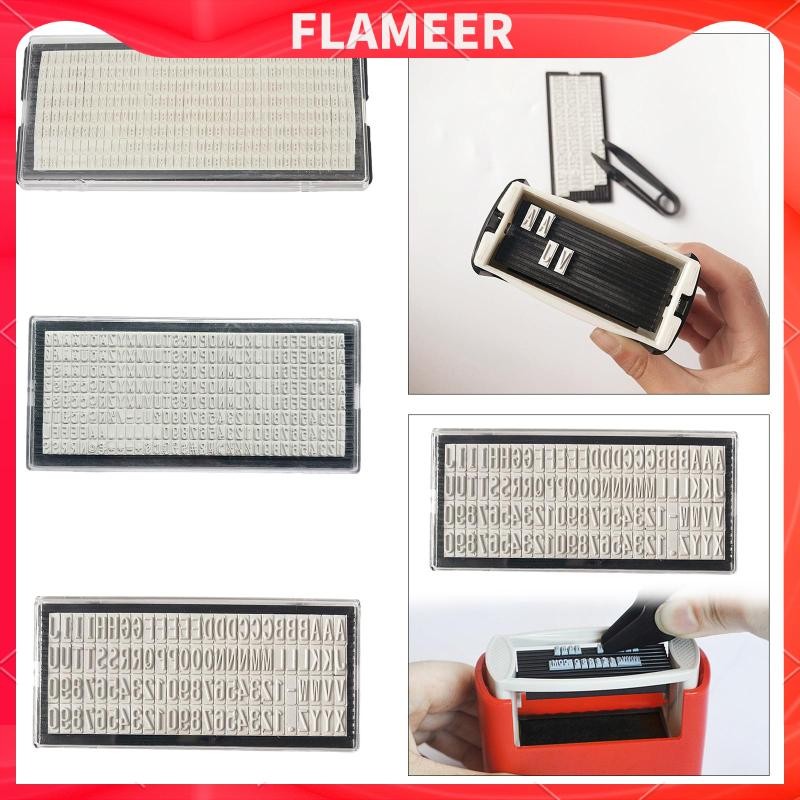 [FlameerMY] Inking Stamp Address Stamp Business Name Portable Stamp DIY ...
