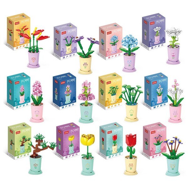 lego flower bouquet lego flower bouquet Tumbuhan, bunga pasu, batu bata ...