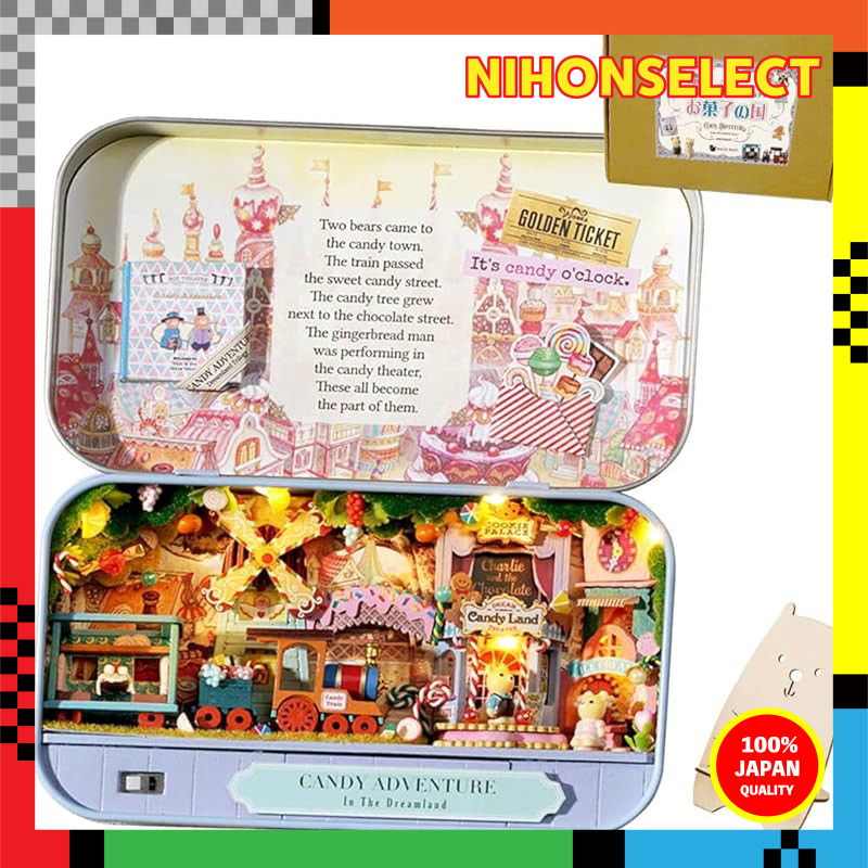 Moin Moin Miniature Dollhouse DIY Kit Set with Japanese Manual ...
