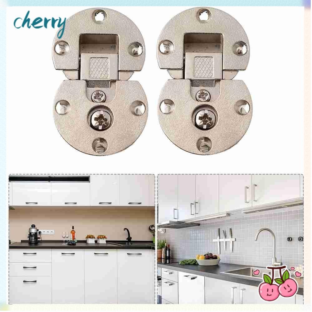CHERRY Hidden Hinge Invisible Cabinet Door Flap Hardware Self ...