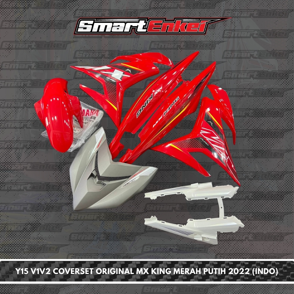 ORIGINAL- Y15 V1V2 COVERSET ORIGINAL MX KING MERAH PUTIH 2022 (INDO ...