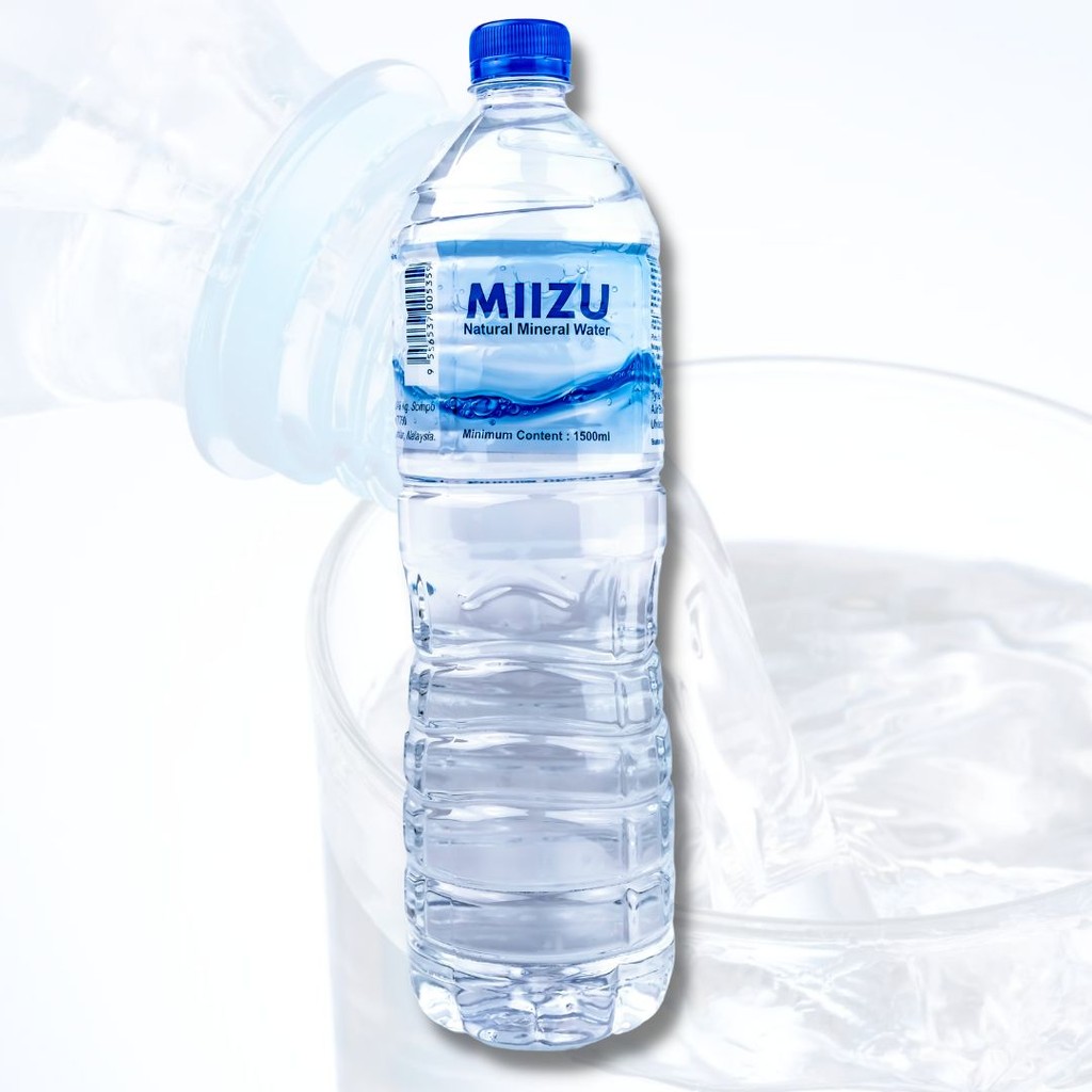 MIIZU Natural Mineral Water 12x1.5L / 24x600ML/ 1 Carton / 5 Cartons ...