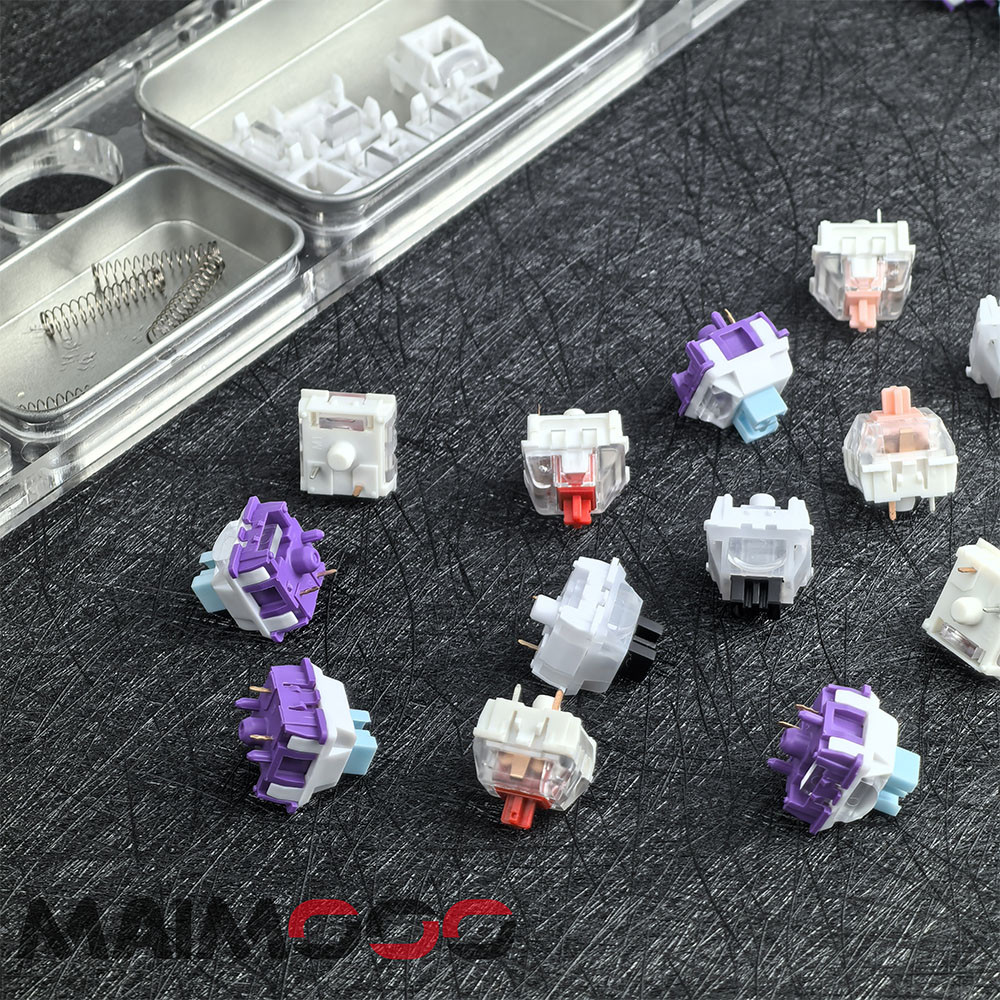 3Pin/5Pin Panda Linear Switch With Light Guide Mirror Tactile Clicky ...