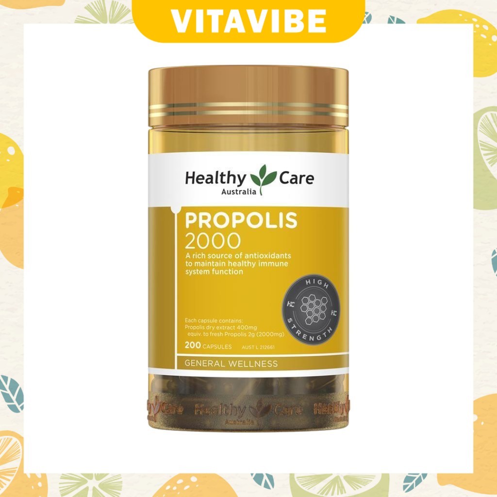 Healthy Care Propolis 2000mg (200 Capsules) | Shopee Malaysia