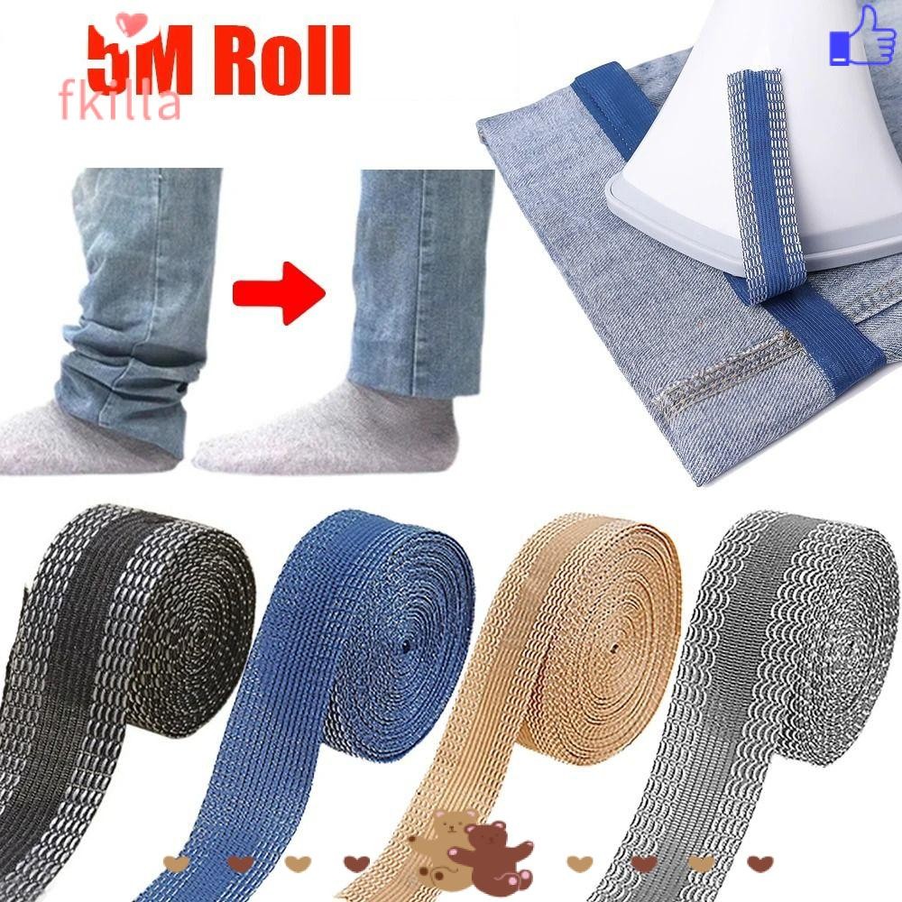 FKILLA1 Pants Edge Shorten Self-Adhesive Tape, Length Adjust Quick ...