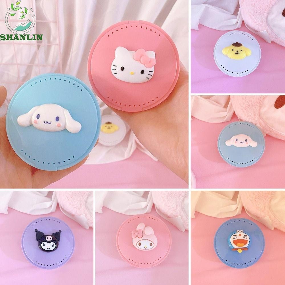 SHANLIN Cartoon Denture Storage Box, My Melody Kuromi Invisible Braces ...