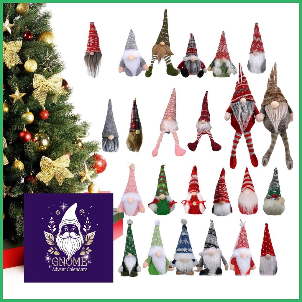 Gnome Advent Calendar Christmas Cute Dwarf Doll Christmas Advent ...
