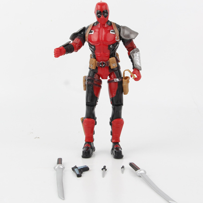 Marvel Avengers Deadpool & Wolverine Movable Joint Figure Model Toys ...