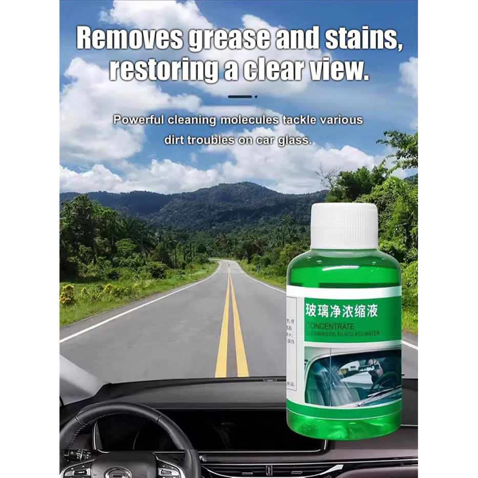 Glass Water Cleaner Concentrated Essence for Window and Wipers | Shopee ...