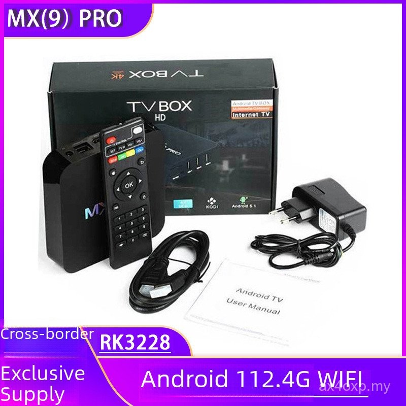 Perdagangan asing mx9 kilang xq pro set-top box rk3228 4K definisi ...