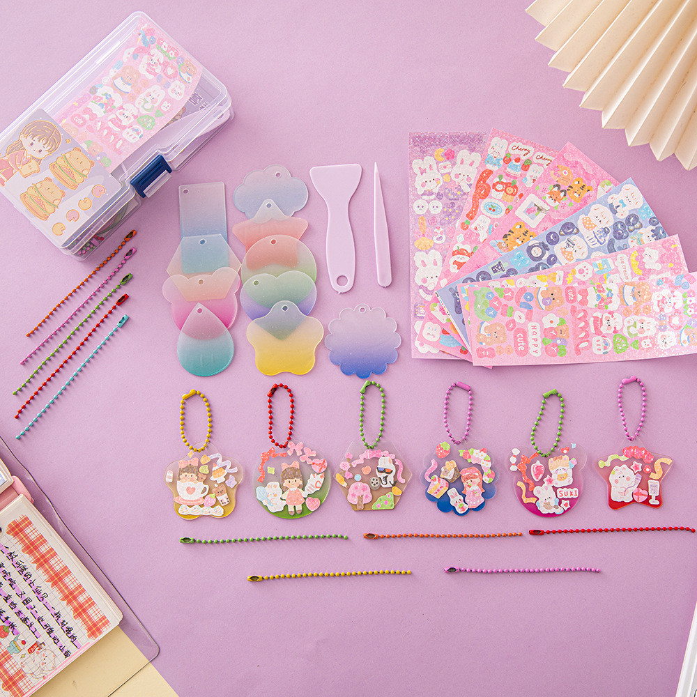 Diy diy Goo Card Set Gift Box Full Set Cute Children Gift Reward Small ...