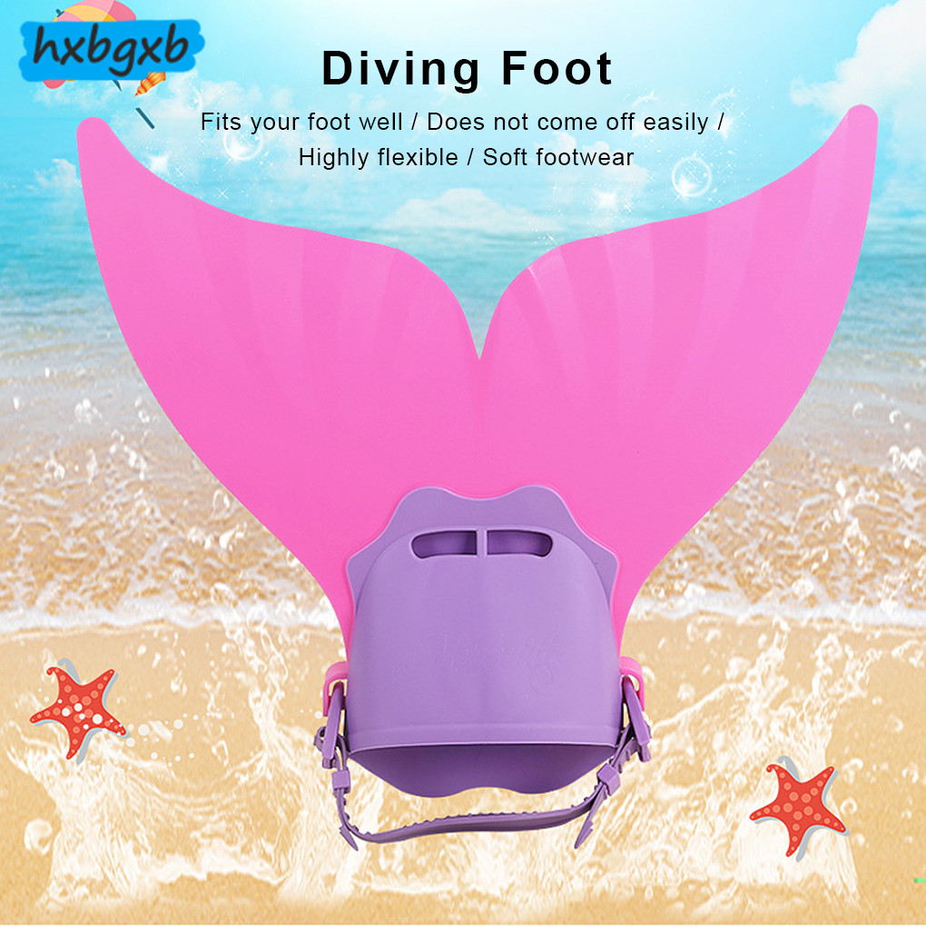 Swimming Costume Mermaid Tail Mono Fin Flippers Dive Into Magic Of Sea ...