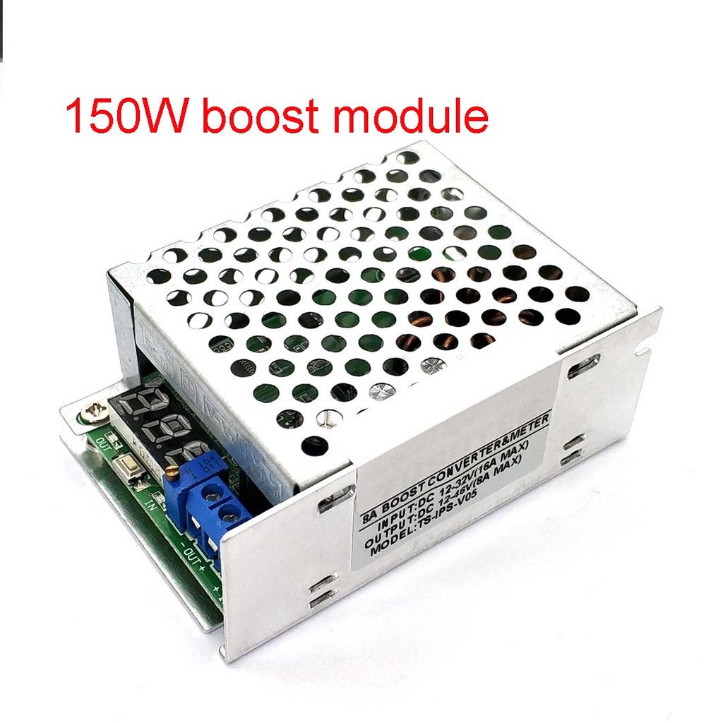 150W DC-DC Boost Converter Step Up Power Supply Module 10-32V To 12-46V 8A Laptop Voltage Charge ...
