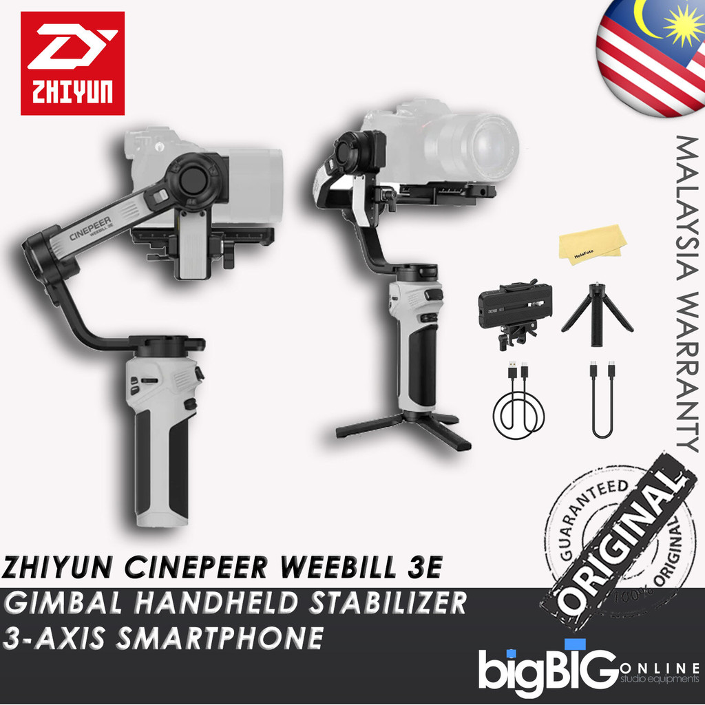 Zhiyun Cinepeer Weebill 3E 3-Axis Lightweight Gimbal Stabilizer for ...