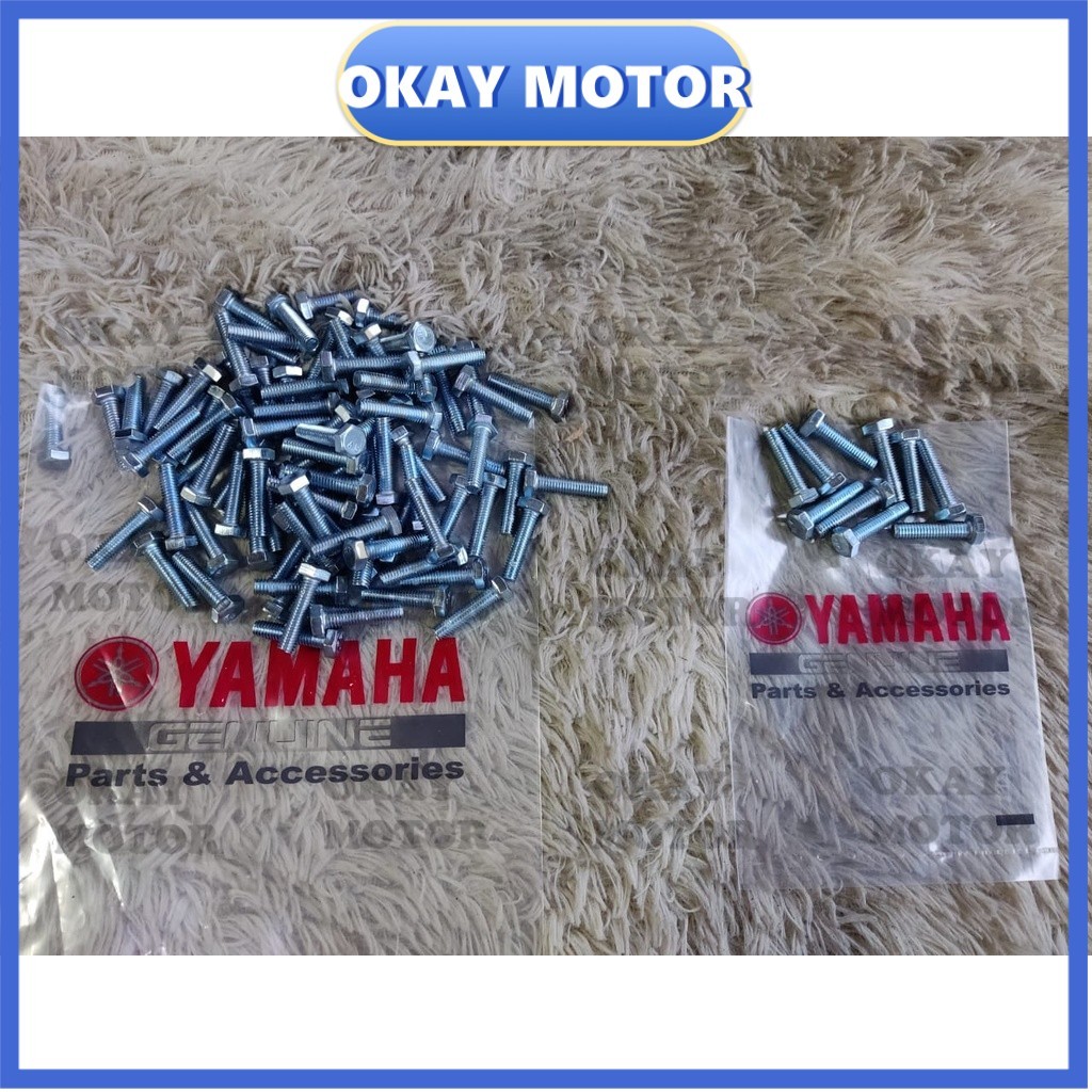 ex5 y100 y110 c70 Normal STEEL M6 X 25MM HEX HEAD SKRU SAIZ 10 COMMON ...