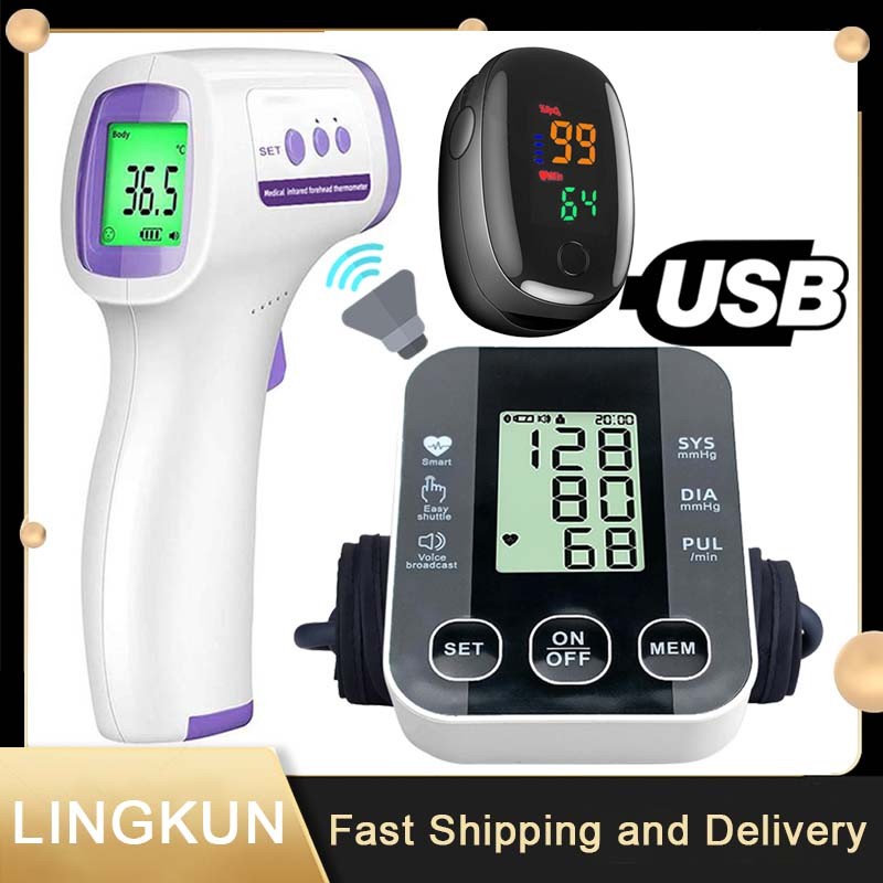 English Voice Digital LCD Tensiometers Blood Pressure Monitor Heart ...