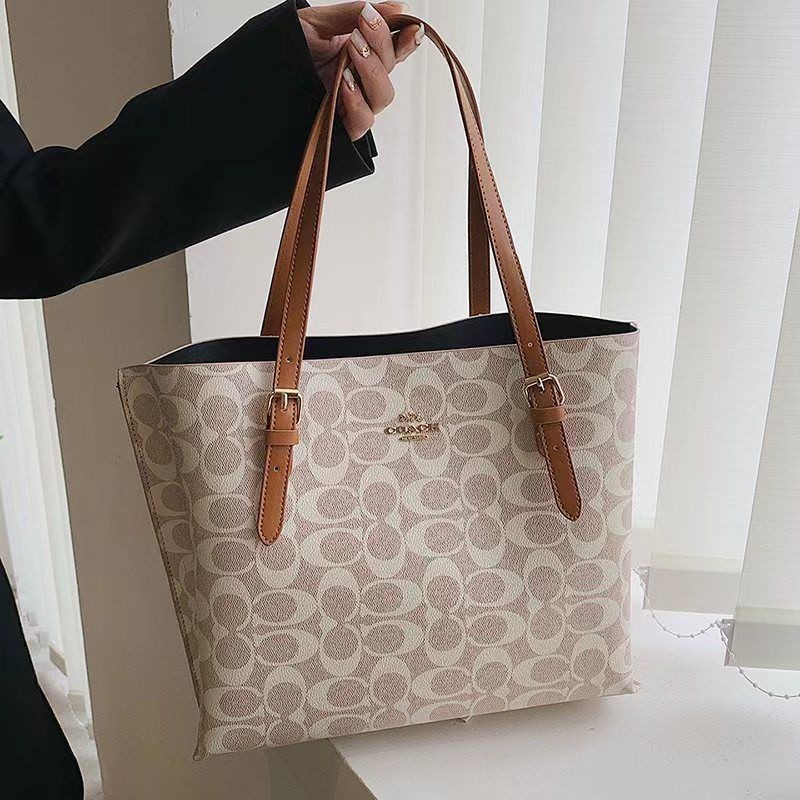 Coach Tote Bag Casual Sling Bag Large Capacity Shoulder Beg Tangan MYCO ...
