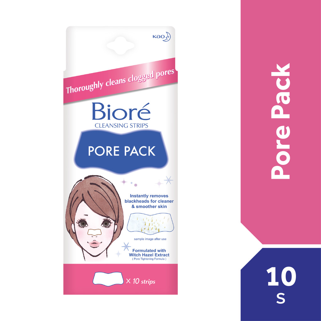 BIORE Pore Pack Cleasing Strips Regular 10's | Shopee Malaysia