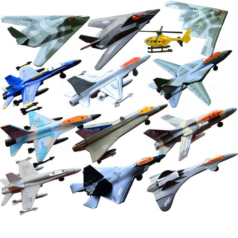 Alloy Aircraft Model Simulation Metal Toy Passenger Aircraft Helicopter ...