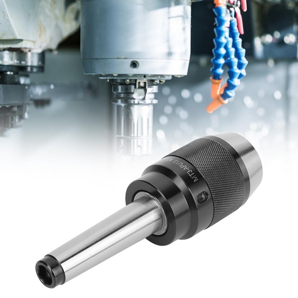 Legendtop Integrated Keyless Drill Chuck High Speed Steel Milling Machine Accessory MT3-APU13 ...