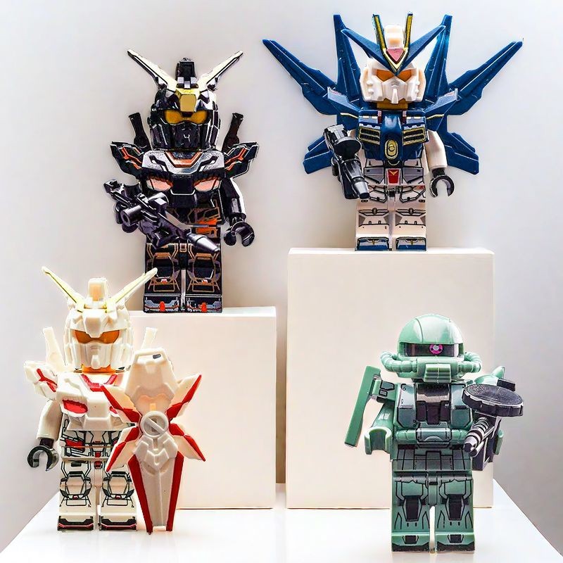 Shopee Official Gundam Mecha Mobile Suit Building Block Minifigure ...