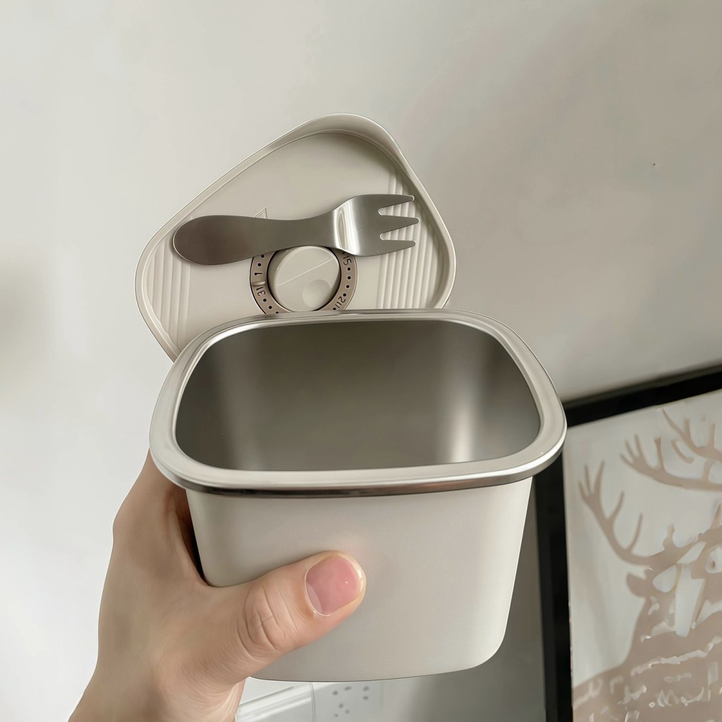 [2743 People Collection] Mini Small Lunch Box Work to School with Fruit ...