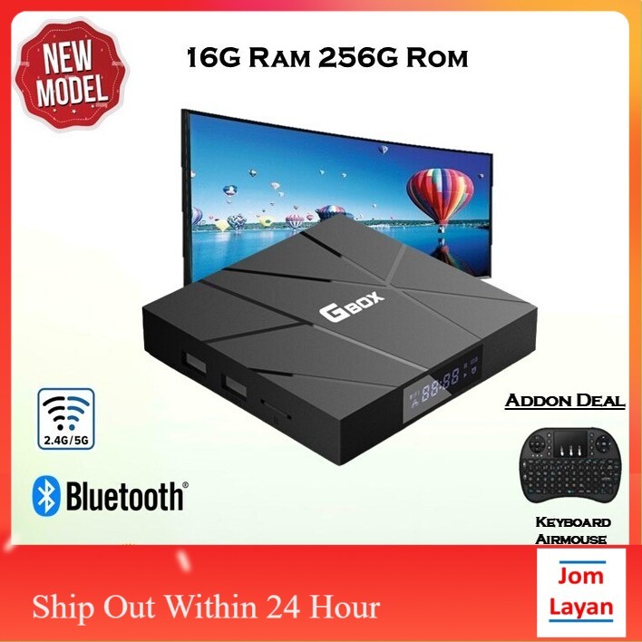 Original GB0X 16G RAM 256G ROM TV Box Media Box Entertainment Box ...