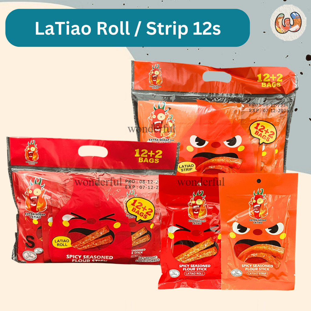 WF Latiao HALAL Extra Sedap Latiao Roll / Strip 14s x 23g | Shopee Malaysia