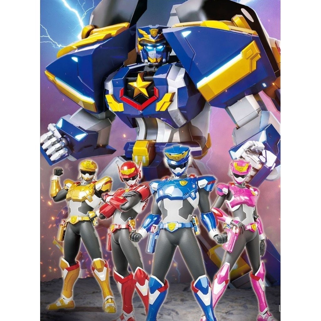 【Ready Stock】迷你特工队 mini force toys mainan robot transformers king kong ...