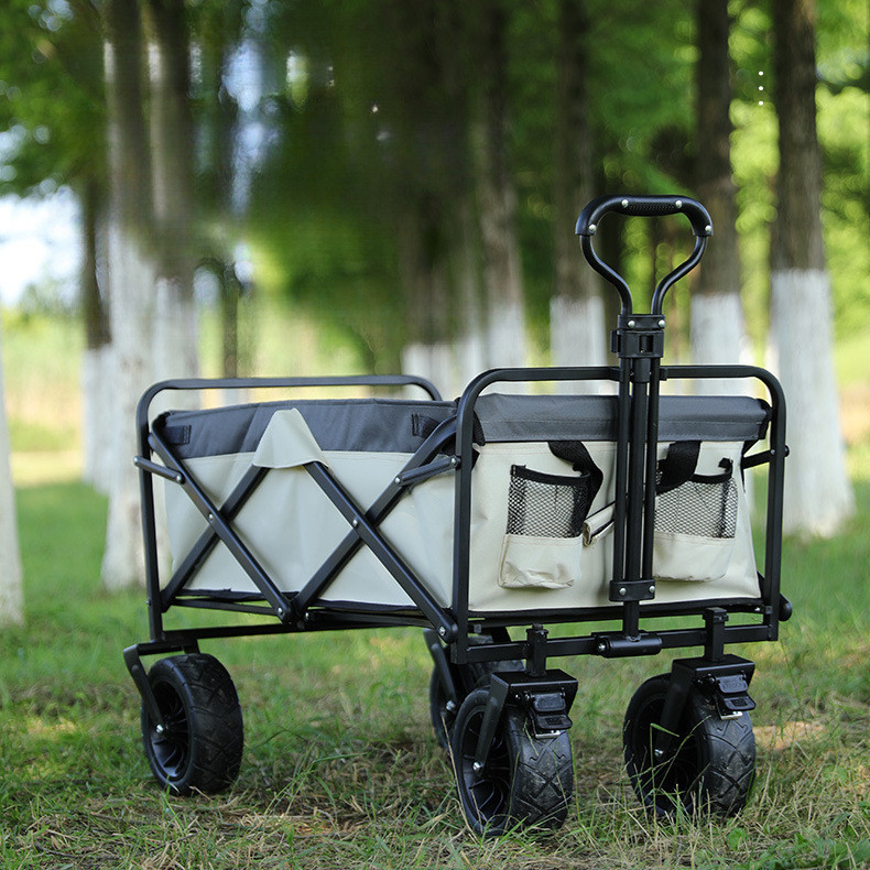 Lift Camping Trolley Camp Trailer Outdoor Foldable Oversized Camping ...