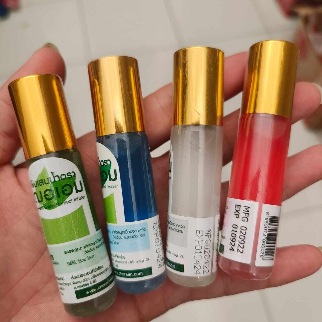 Thailand Cheraim herbal roll-on oil 8cc Cher Aim | Shopee Malaysia