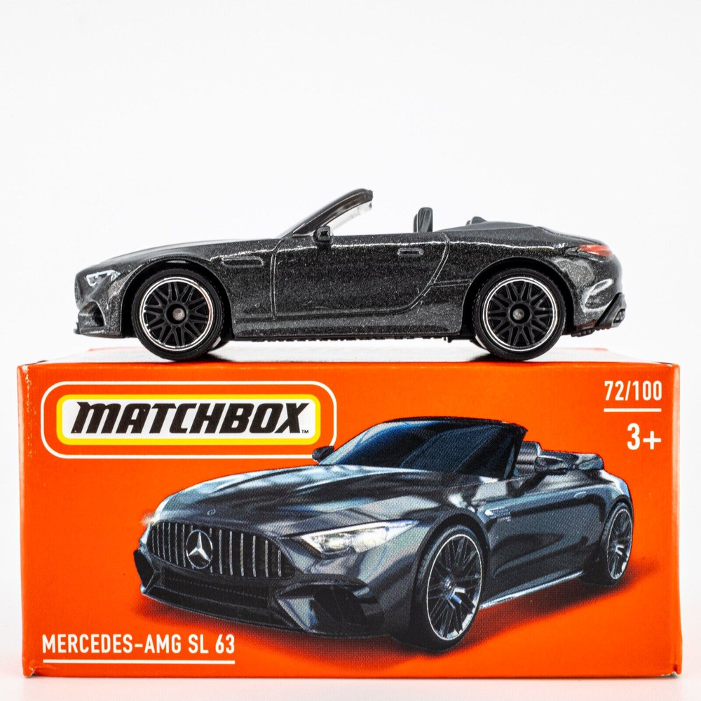 2024 Matchbox Power Grabs #72 Mercedes-AMG SL63 OBSIDIAN BLACK METALLIC ...