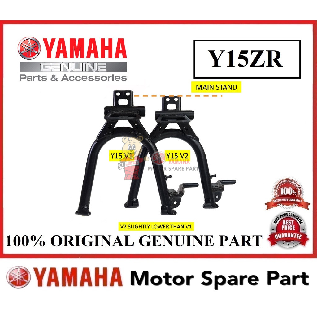 100% ORIGINAL YAMAHA Y15ZR MAIN STAND 0 B17-F7111-10 MAINSTAND TONGKAT ...