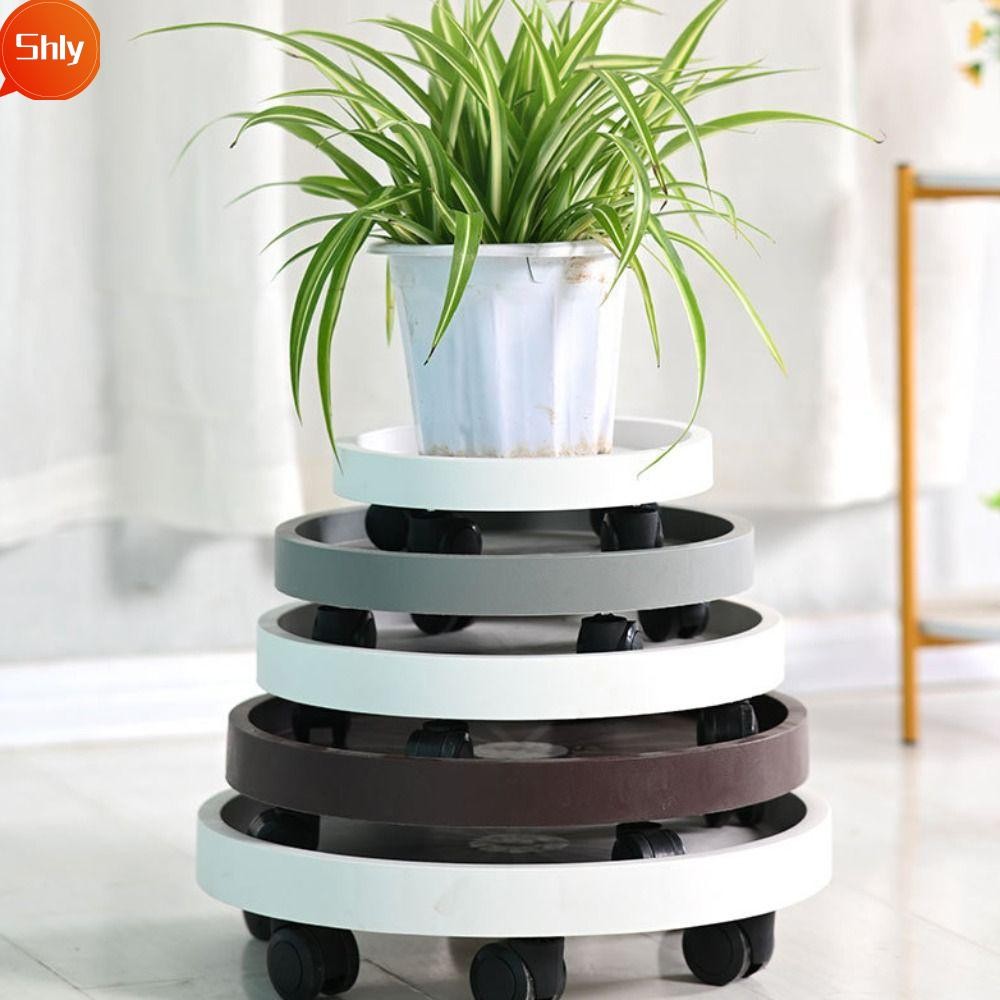 SHLY Flower Pot Tray, Removable Round Flower Pot Base, Gardening ...