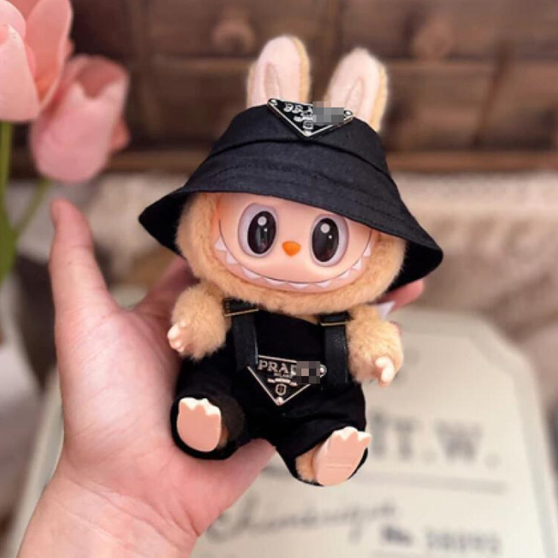 Labubu V1 Macaron Doll Clothes Rompers Pants Hat Set for Labubu V2 ...