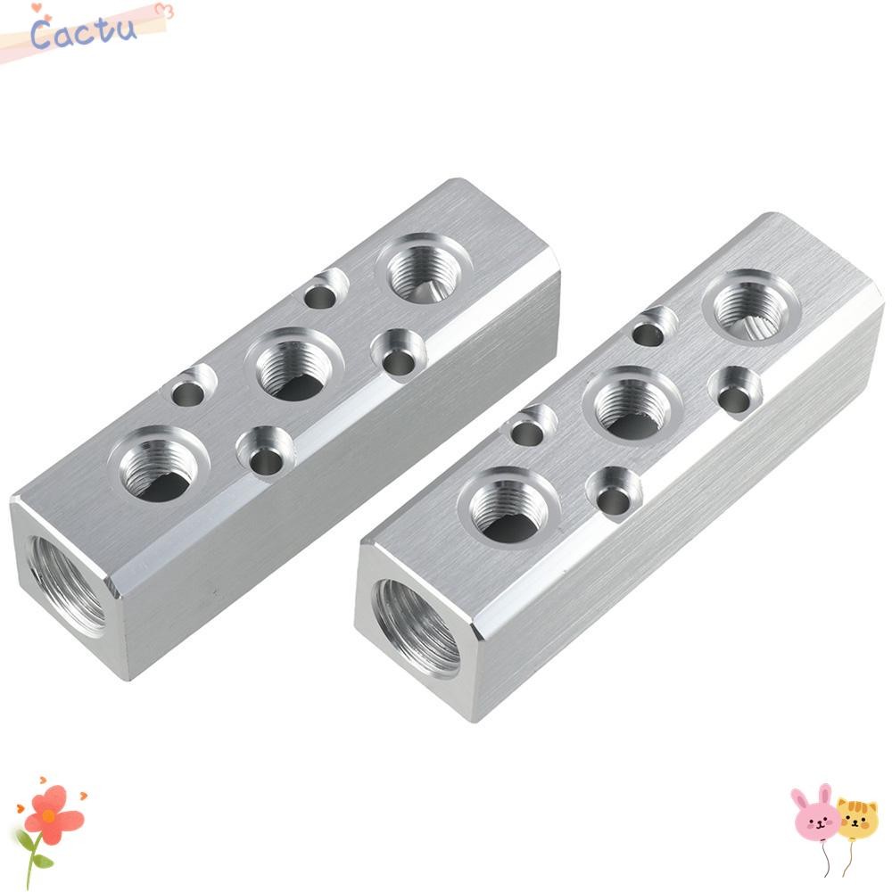 FACC-H 2PCS Air Distribution Block, PT Thread Port G1/2 Supply Port 3 ...
