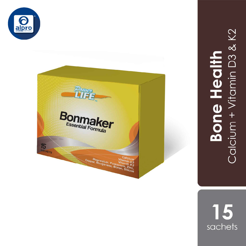 Powerlife Bonmaker Essential Formula 15s | Bone Health Supplement ...