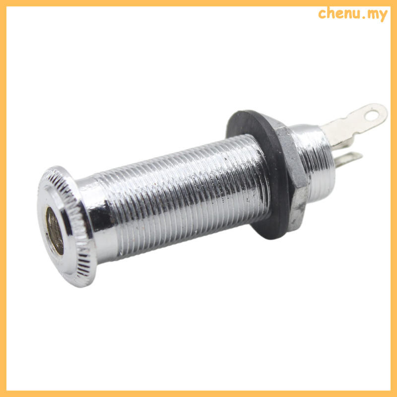 Bass Guitar Cylinder Jack for Electric Output Professional Jacks Socket Input chenu | Shopee ...