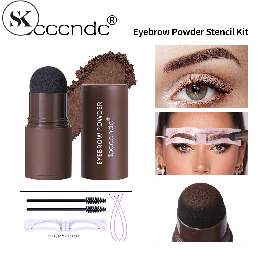 SK Ibcccndc New Eyebrow Stamp Stencil Kit One Step Shaping - Brow ...