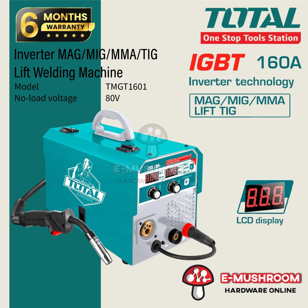 Total TMGT1601 Inverter MAG/MIG/MMA/TIG Lift Welding Machine 升降焊机 80V ...