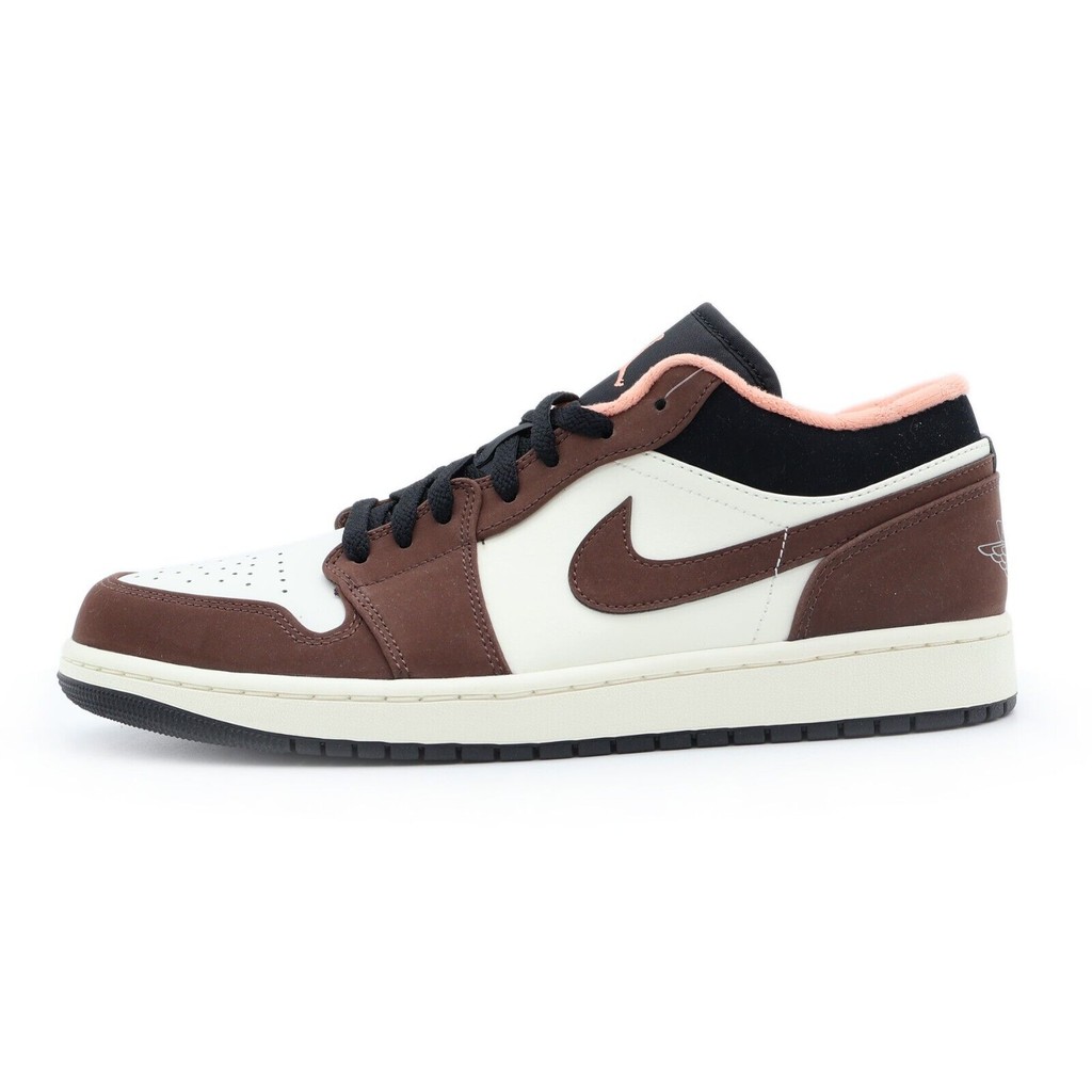 DC6991-200 Nike Air Jordan 1 Low SE Light Chocolate Mocha Black Sail ...