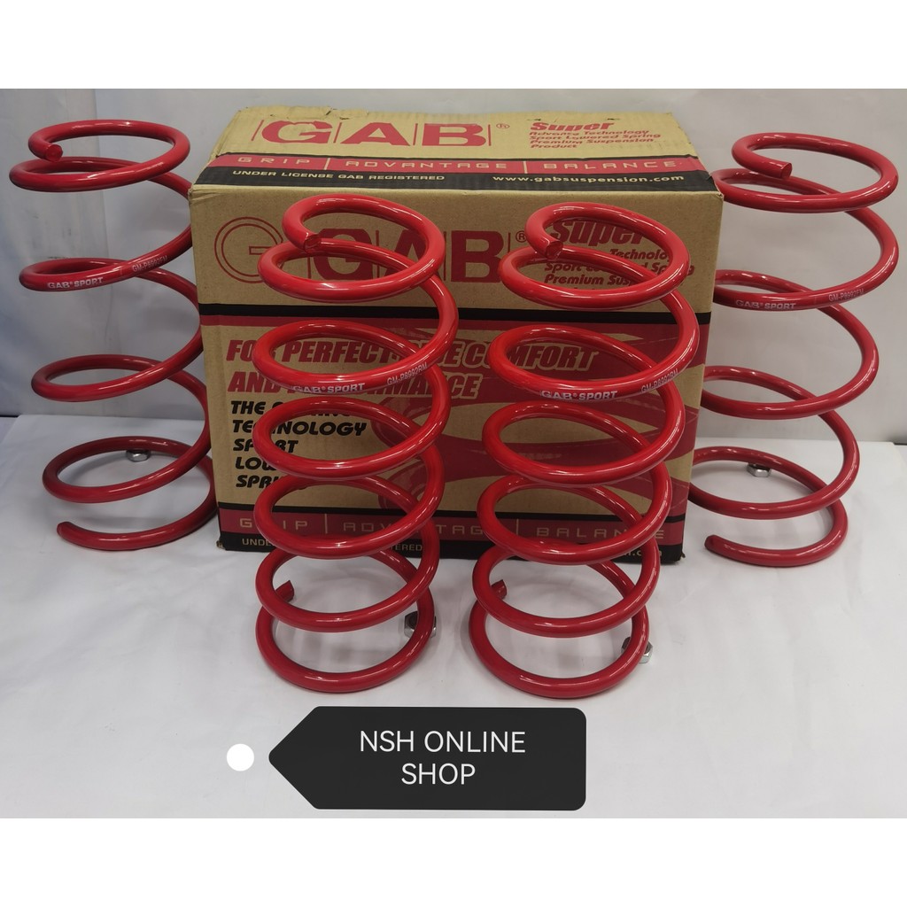 GAB Sport Coil Spring for Proton Saga BLM Iriz 1.6 Saga VVT 1.6 New ...