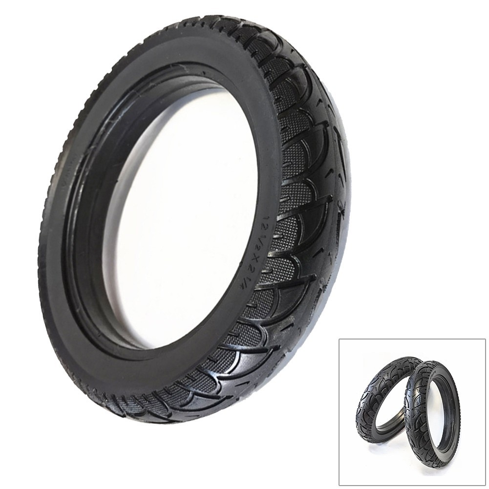 【MRBUNNY】Solid Tyre 12 Inch 12 1/2x2 1/4(57-203) Replacement Rubber Spare Parts【menswear ...