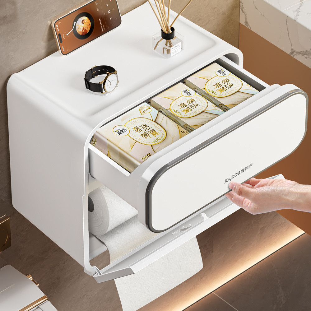 Best Helper Toilet Toilet Paper Box Toilet Paper Rack Wall-Mounted ...