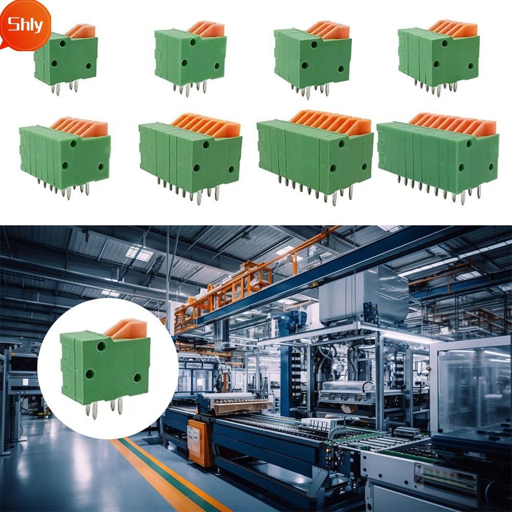 SHLY PCB Connector, 2.54mm Pitch KF141R Push-in Spring Screwless ...