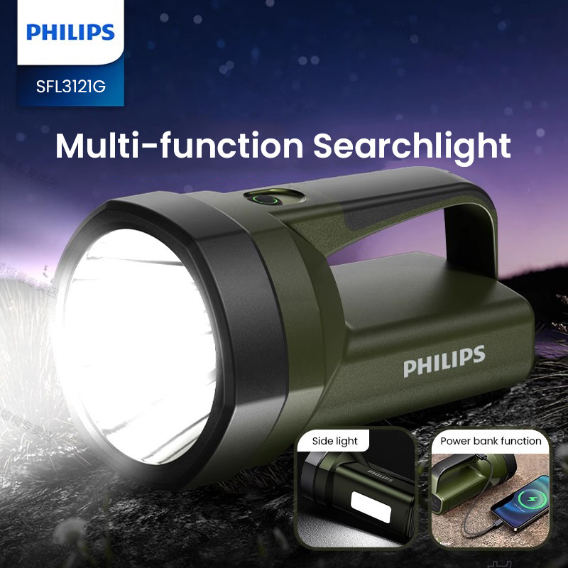 Philips Strong Light Shining Flashlight SFL3121G Multi-function ...