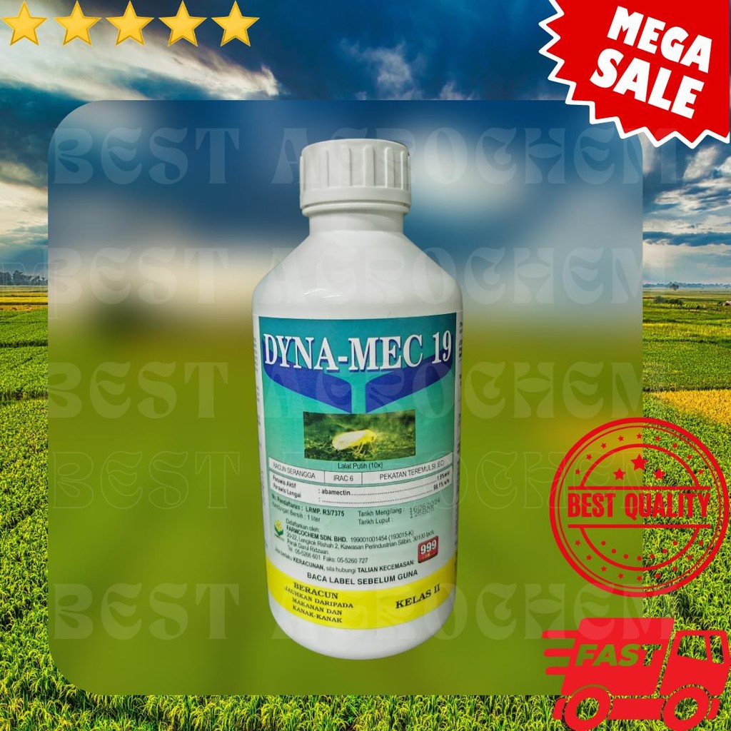 Racun Serangga DYNA-MEC 19 1L Insecticide Lalat Putih by Farmcochem ...
