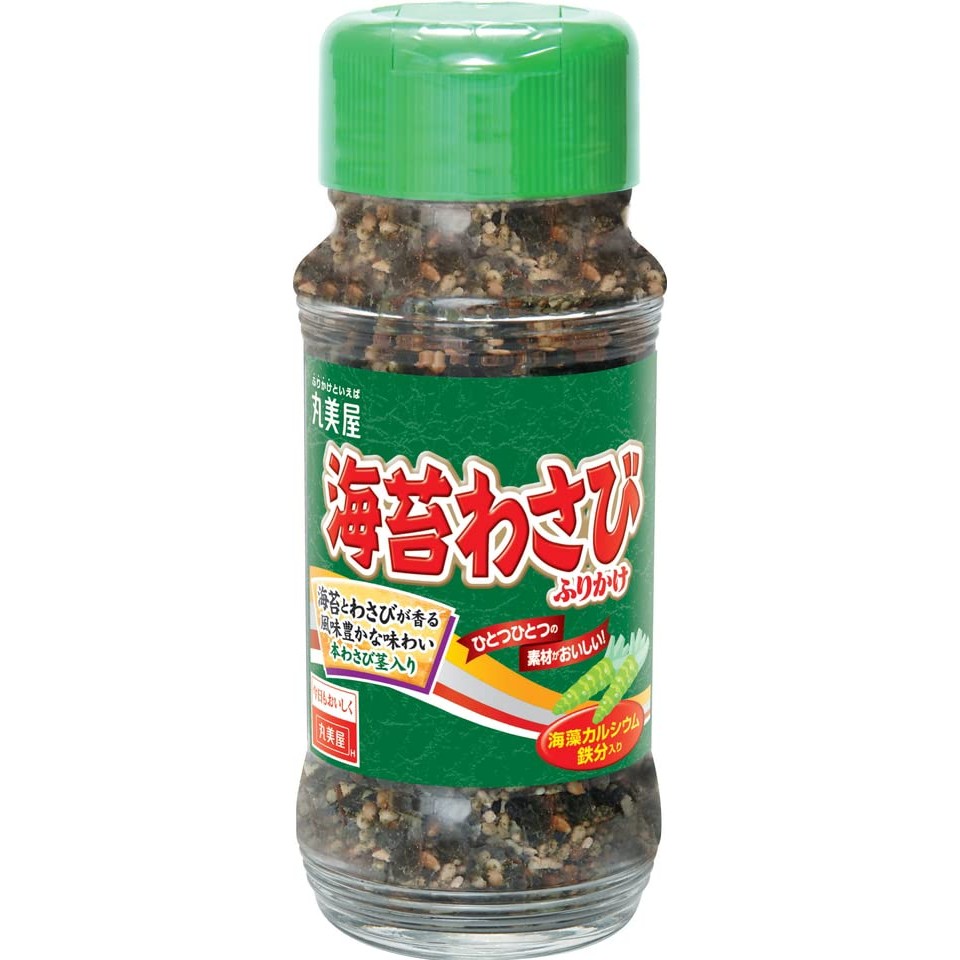 【Direct From Japan】 Marumiya Shokuhin Kogyo Nori Wasabi Furikake in jar ...